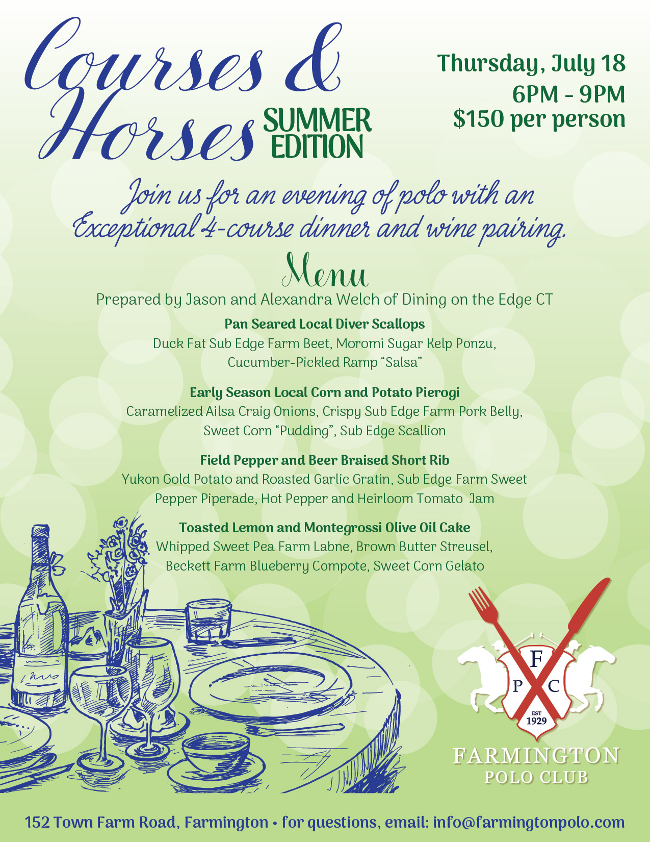 Courses & Horses | Farmington Polo Club